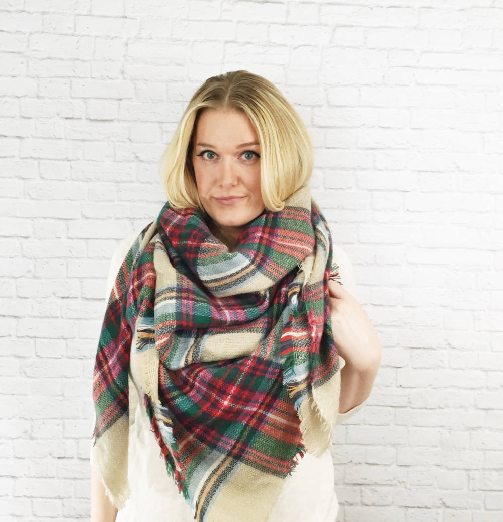 Blanket Scarves Fall 2015| Sparkles and Shoes