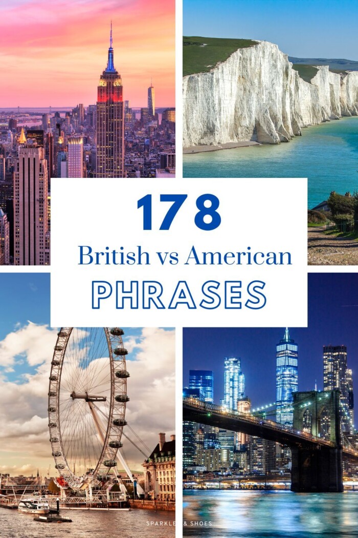Learning to Speak English, British vs American Vocabulary - Sparkles ...